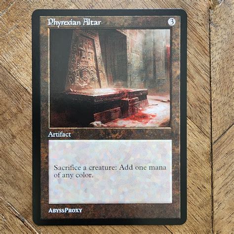 Phyrexian Altar 1 Ultimate Mtg Proxy Abyss Proxy Shop