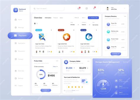 Ux 인포그래픽 대시보드 Ui 디자인 그래프 차트 및 다이어그램 웹 인터페이스 템플릿 프리미엄 벡터