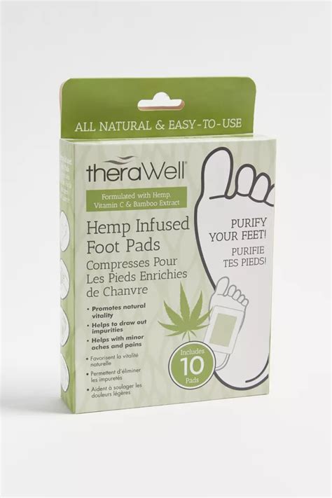 Therawell Hemp Infused Foot Pads Urban Outfitters