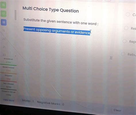 16 17 Multi Choice Type Question C1 18 StudyX