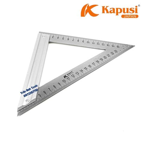 Thước Ke Góc Tam Giác Kích Cỡ 200mm Chất Liệu Hợp Kim Nhôm đúc Cao Cấp