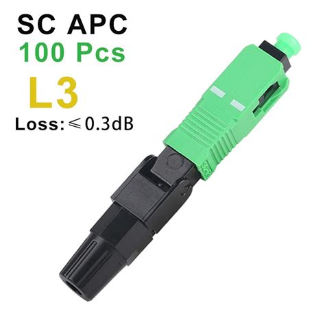 200 Uds conector rápido de fibra óptica FTTH SC AP Grandado