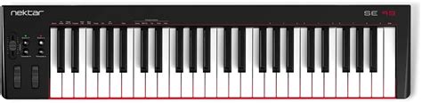 Nektar Se49 49 Key Full Size Velocity Sensitive Usb Midi Keyboard Controller With Nektar Daw