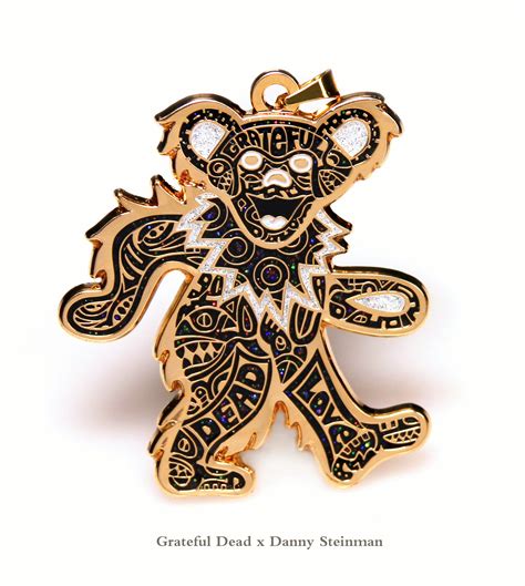 Danny Steinman Classic Bear Pendant Gold Deep Space Bottleneck Gallery