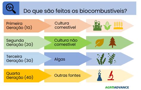 Biocombustíveis Conheça As 4 Gerações