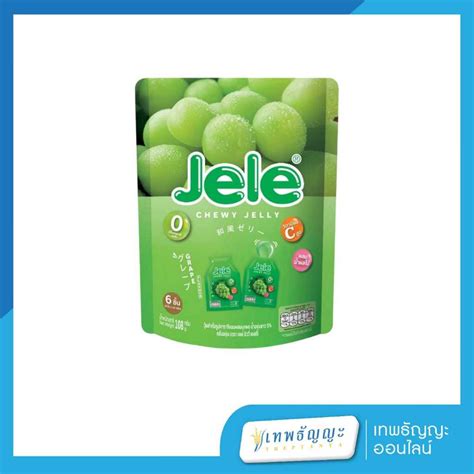 Jele เจเล่ ชิววี่ เยลลี่ O แคลอรี่ กินได้ไม่อ้วน เยลลี่ผลไม้ ขนม รส
