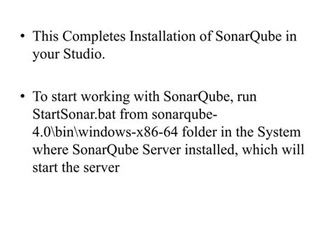 Install Sonarqube Plugin Ppt