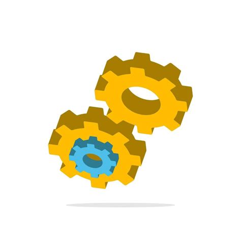 3d Gear Illustration Graphic Free Vector Element 29099991 Vector Art At