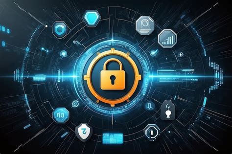 Premium Photo Technology Security Concept Modern Safety Digital