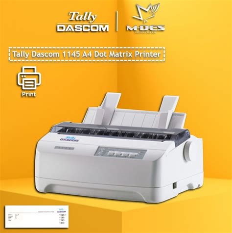 [fast Ship] Tally Dascom 1145 A4 24 Pin Usb Dot Matrix Printer