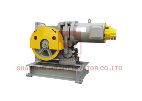 450kg Vvvf Villa Geared Traction Machine For Elevator Components