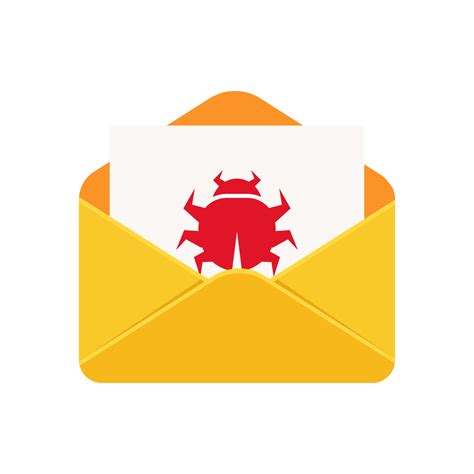 Malware By Email Flat Design Art 23544054 Vector Art At Vecteezy