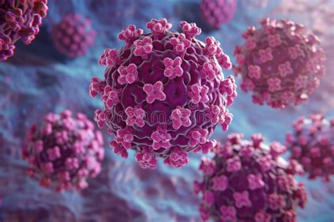 A Cluster Of Small Round Purple Objects In Focus Stock Illustration Illustration Of Pattern