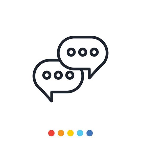 Speech Balloon Icon Communication Icon Vector And Illustration