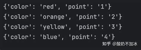 Python 嵌套字典列表 知乎