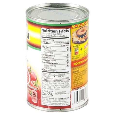 Rotel Diced Tomatoes And Green Chilies Mild 10 Oz Shipt