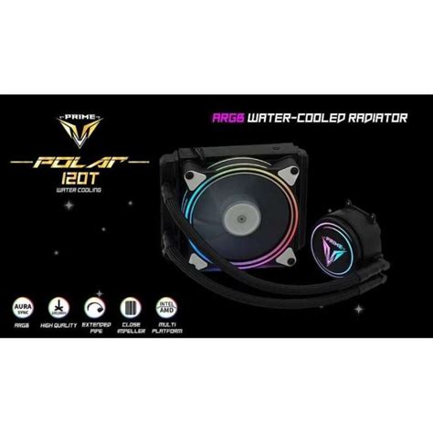 Jual PRIME POLAR 120T Water Cooling 120mm Radiator Anti Leak ARGB Aura
