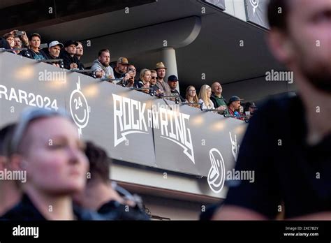 Adenau Germany 7 June 2024 Fans On The Grandstand At Rock Am Ring