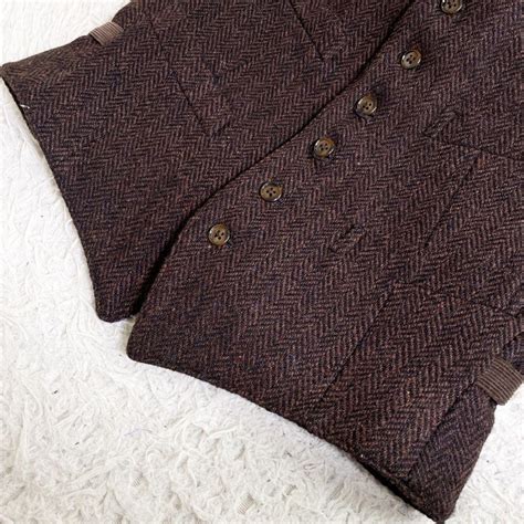 Beams Plus Harris Tweed 4 Check Brown Gem
