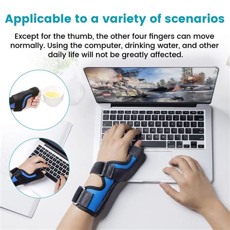 Thumb Brace Stabilizer Splint Thumb Arthritis Spica Support For Left