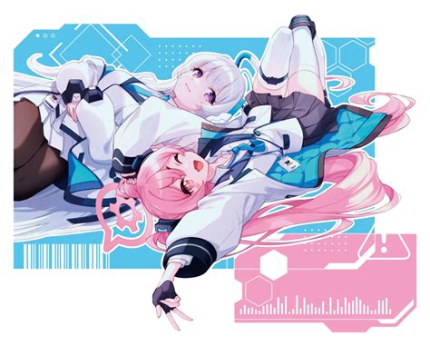 Noa And Koyuki Blue Archive Drawn By Nokachoco114 Danbooru