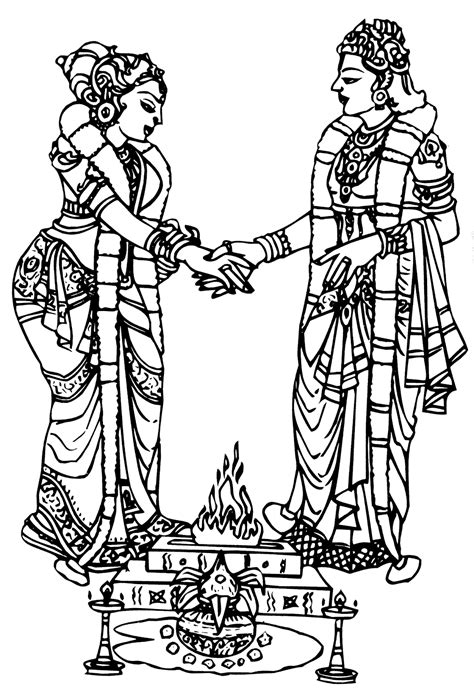 Tamil Cliparts Printing Line Art 6 Wedding And Invitations