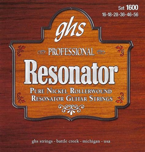 Ghs Resonator Guitar Strings 12set Package Reverb Uk Ghs Resonator Guitar Strings 12set Package Reverb Uk