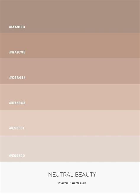 Hex Color Palette Neutral Color Scheme Colour Combo Neutral Palette