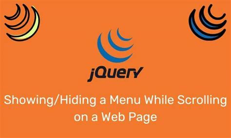 Showing Hiding A Menu While Scrolling On A Web Page ITGeared