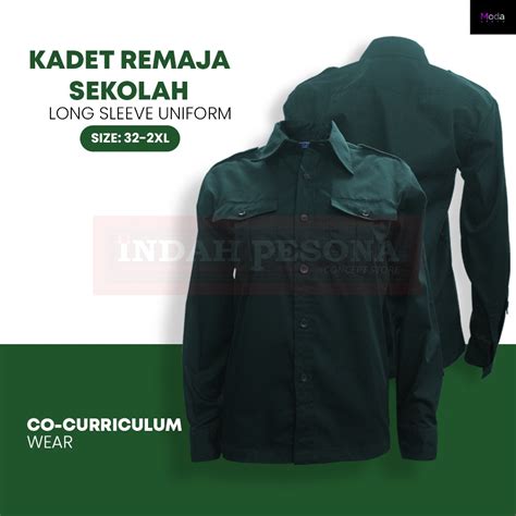 Uniform Kadet Remaja Sekolah Lengan Panjang Kadet Remaja Sekolah Long