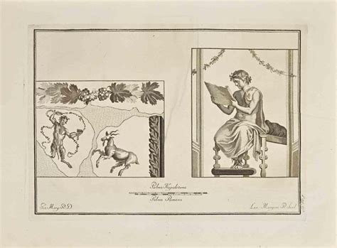 Giovanni Morghen Ancient Roman Scene Etching 18th Century For Sale