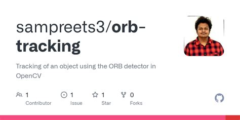 Github Sampreets Orb Tracking Tracking Of An Object Using The Orb Detector In Opencv