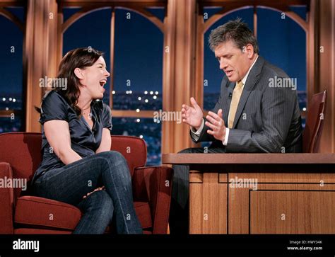 Actress Olivia Williams Left Chats With Host Craig Ferguson During A