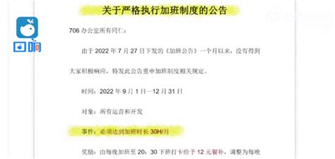深圳一公司要求加班不滿30小時捐300 老闆迴應屬實是內部事：網友吐槽違法 幫趣