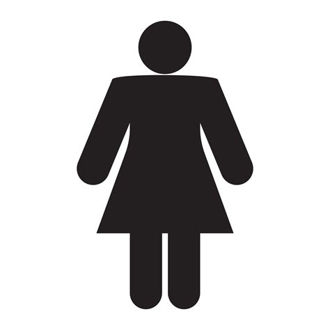 Female Gender Icon Vector 24150310 Vector Art At Vecteezy