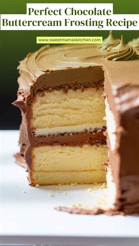 Perfect Chocolate Buttercream Frosting Recipe Sweet Mamas Kitchen