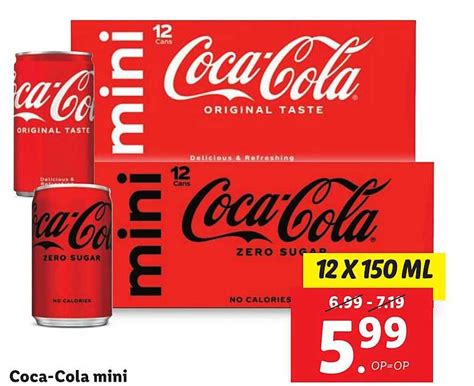 Coca Cola Mini Aanbieding Bij Lidl