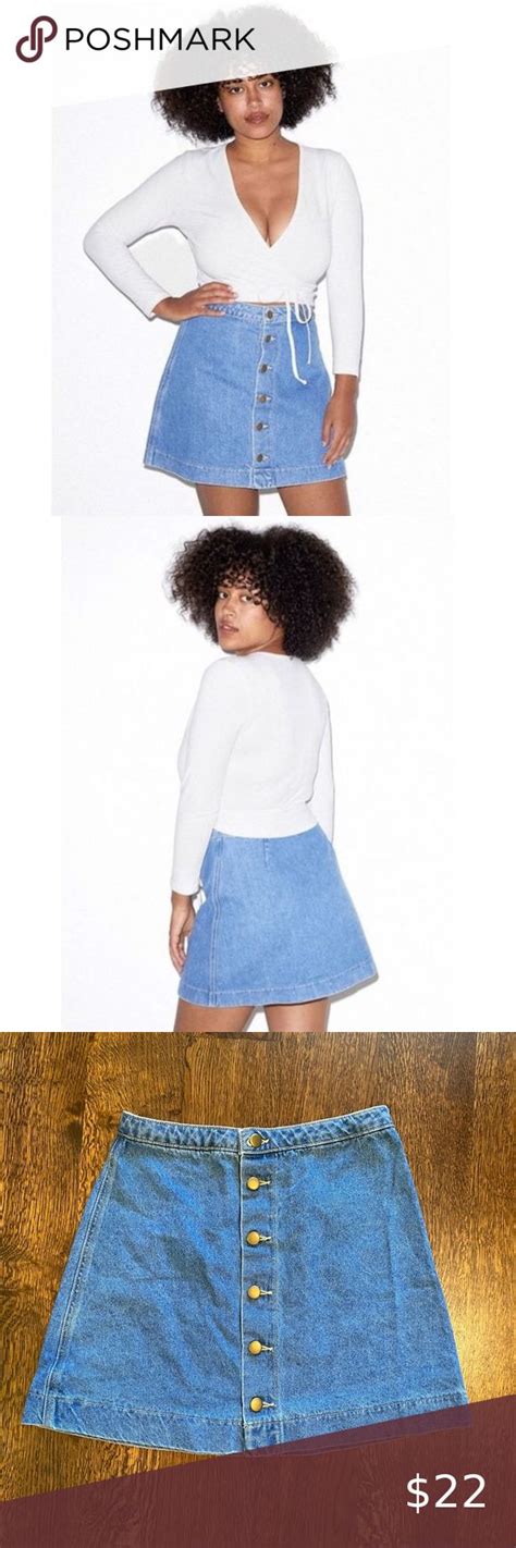 American Apparel Denim Skirt American Apparel Denim Denim Skirt