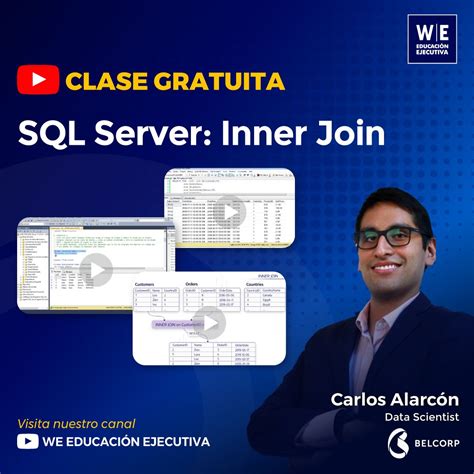 🔴 Clase Gratuita Sql Server Inner Join 📊💻 👉mira La Clase Aquí Bitly3z5xnmq Aprende Junto A