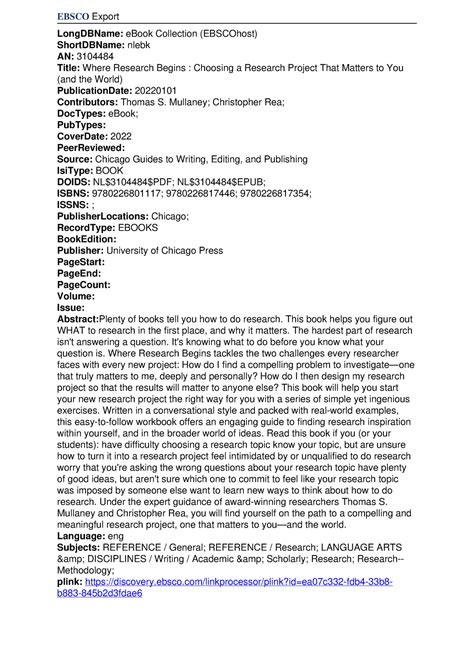 Ebsco Metadata 2023 03 28 Ebsco Export Longdbname Ebook Collection Ebscohost Shortdbname