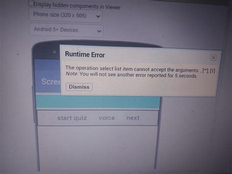 problems with quiz mit app inventor help mit app inventor community