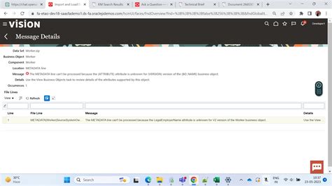 The Metadata Line Cant Be Processed Because The Legalemployername Attribute Is Unknown For V2