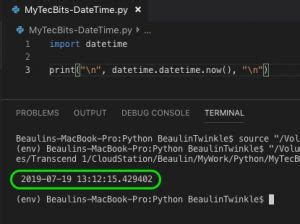 Getting The Current Date And Time In Python My Tec Bits
