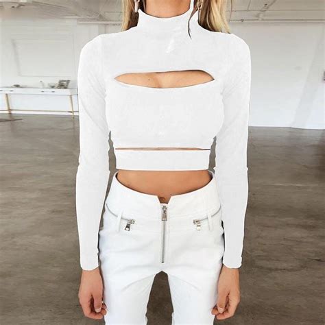 Autumn Cleavage Crop Top Aesthetic Crop Tops Gothic Babe Co