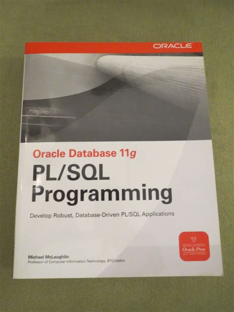 Oracle Database 11g Plsql Programming By Michael Mclaughlin 2008