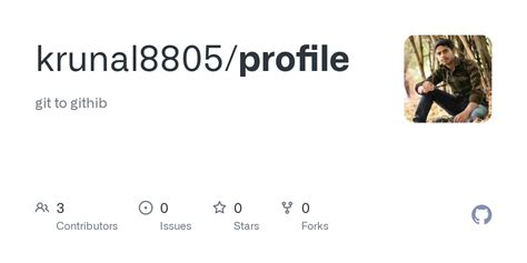 GitHub Krunal Profile Git To Githib