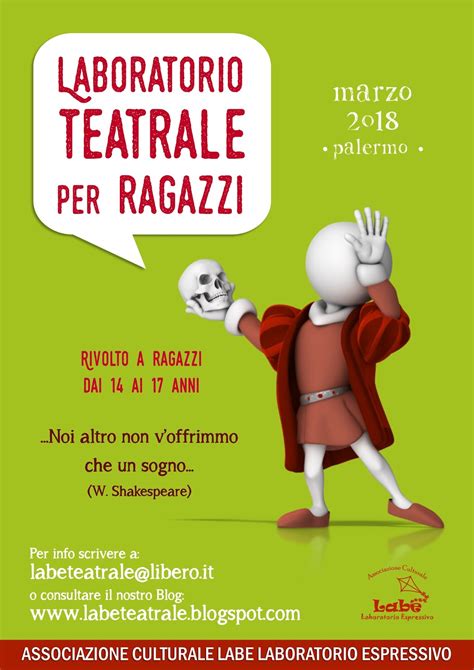Labe Laboratorio Espressivo Prossimo Laboratorio Teatrale Per Ragazzi