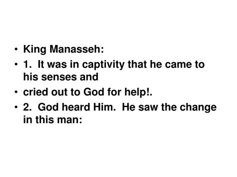 Ppt King Manasseh Powerpoint Presentation Free Download Id1722276
