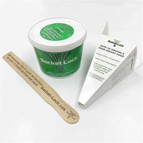 1000cc Socket Lock Socketing Resin Kit Wesco Industries