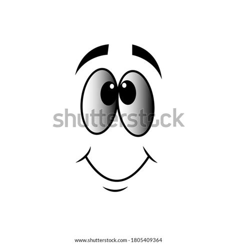 Cartoon Face Innocentcartoon Face Expression Vector Stock Vector
